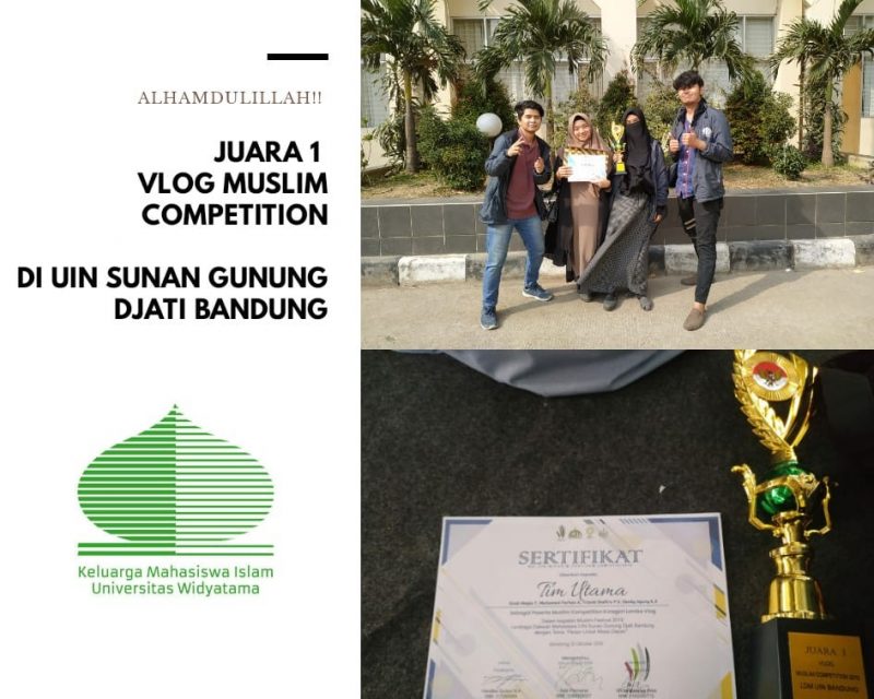 UKM KaMI Universitas Widyatama berhasil meraih Juara 1 lomba Vlog ...