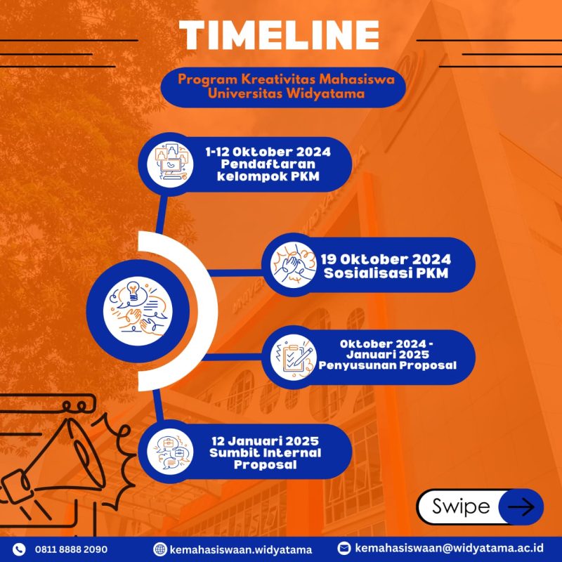 Pendaftaran Program Kreativitas Mahasiswa 2025 - Kemahasiswaan