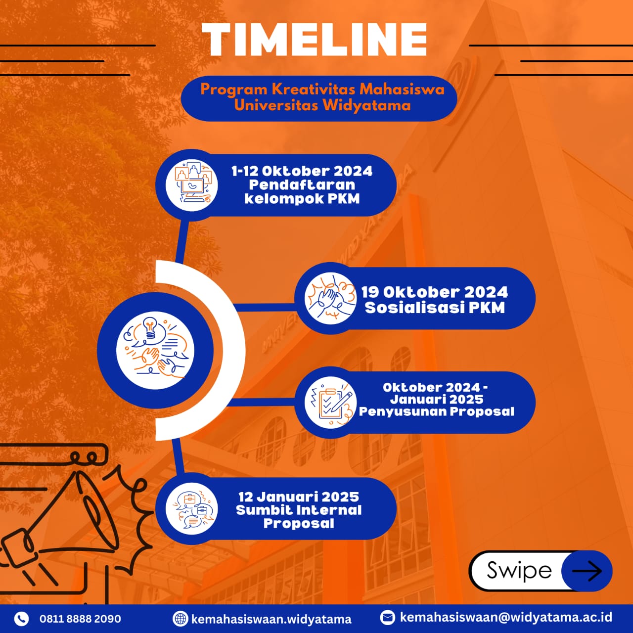 Pendaftaran Program Kreativitas Mahasiswa 2025 - Kemahasiswaan