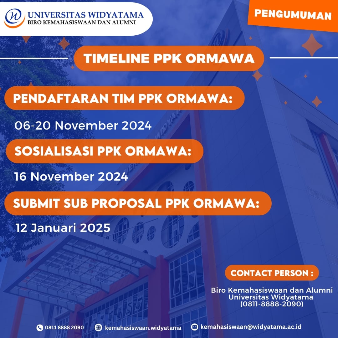 PPK ORMAWA - Kemahasiswaan