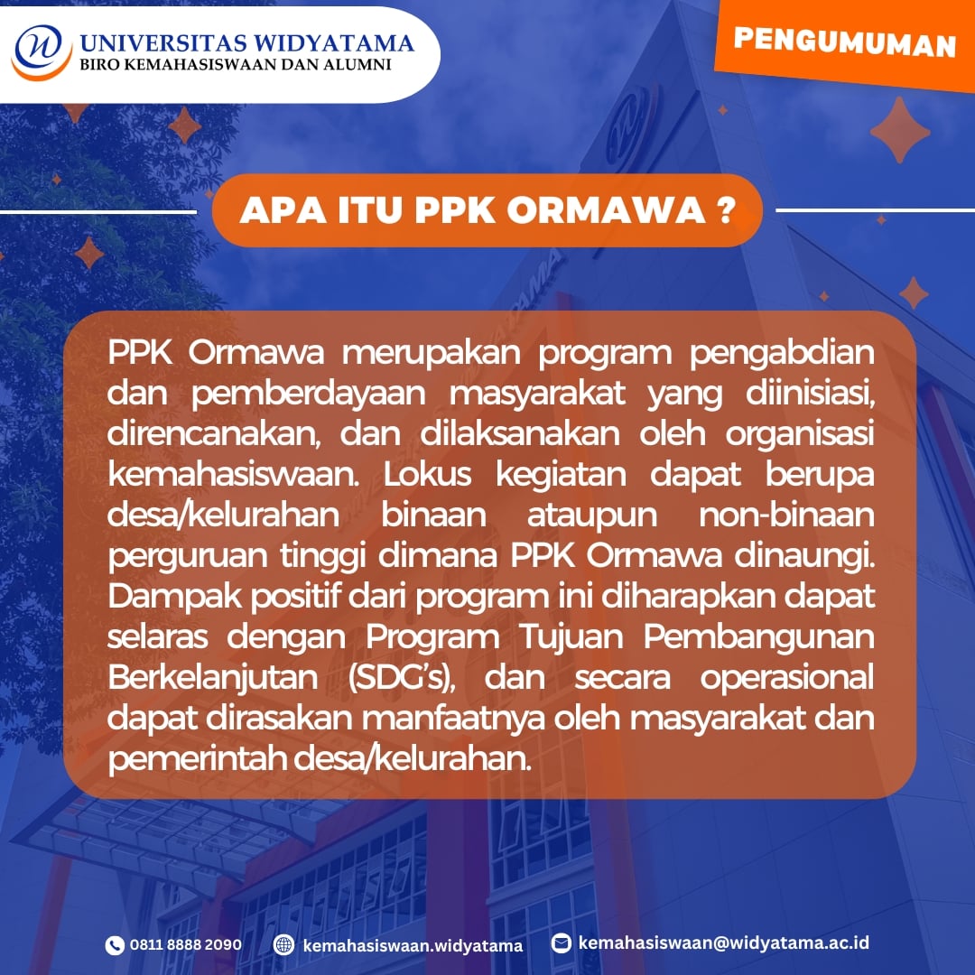 PPK ORMAWA - Kemahasiswaan
